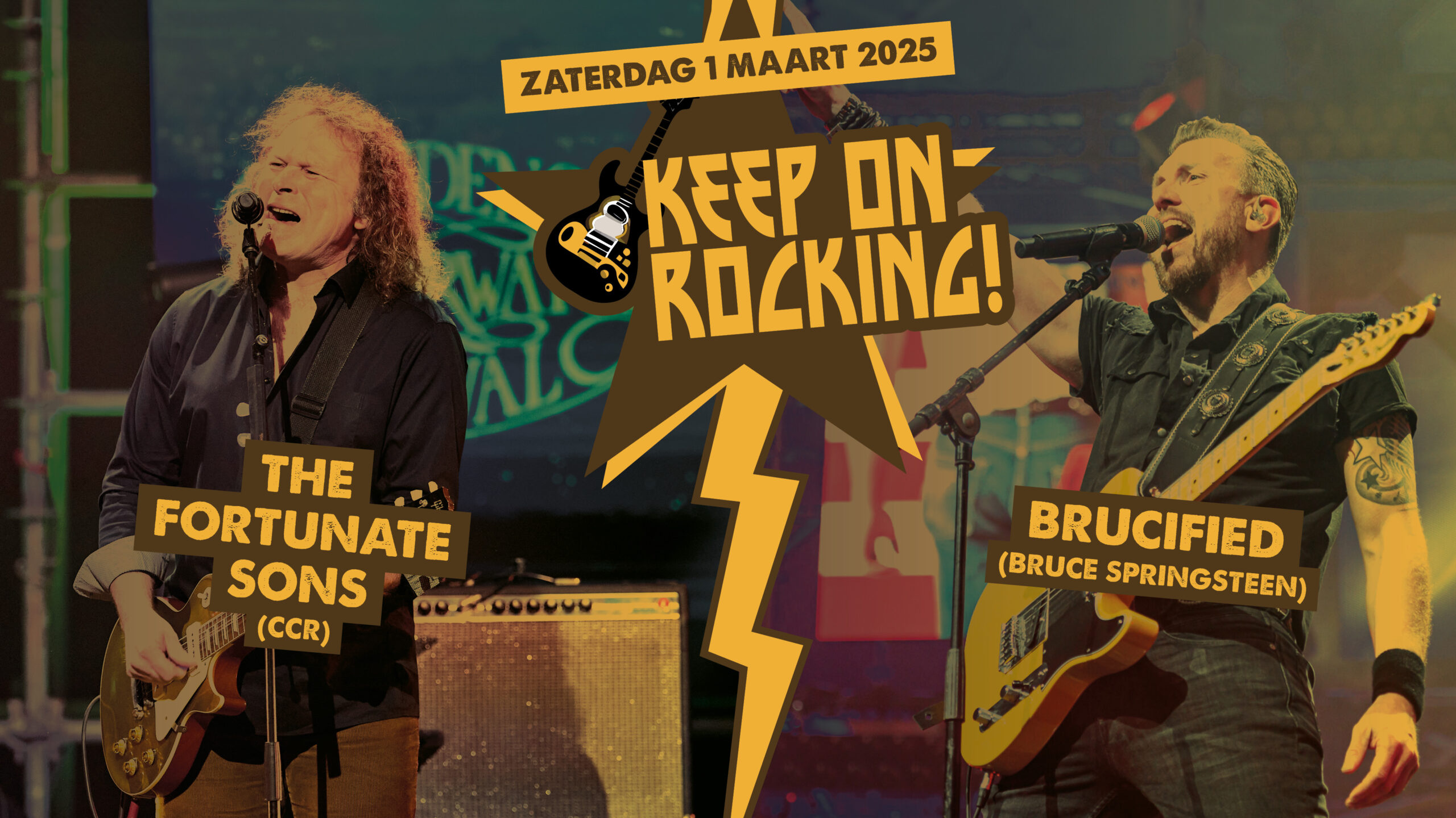 Keep on Rocking! The Fortunate Sons - 01-03-2025 - De Bonte Wever